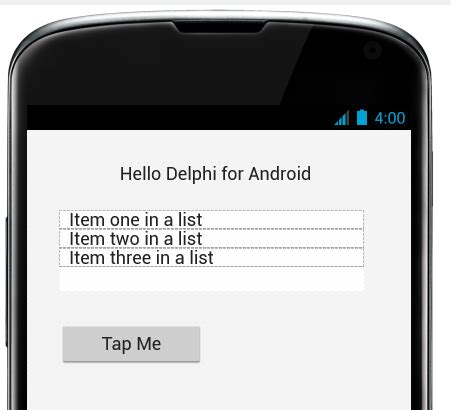 Embarcadero RAD Studio XE Delphi For Android Now Available Tim Anderson S IT Writing