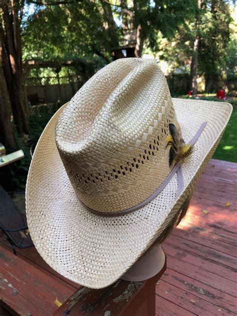 Vintage Resistol Cowboy Hat Self Conforming Made In Texas USA Etsy