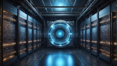 Quantum Immersion Visualizing Qubits With Ai Ai Generate Stock Illustration Illustration Of