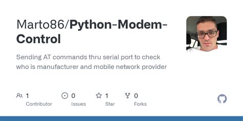 github marto86 python modem control sending at commands thru serial
