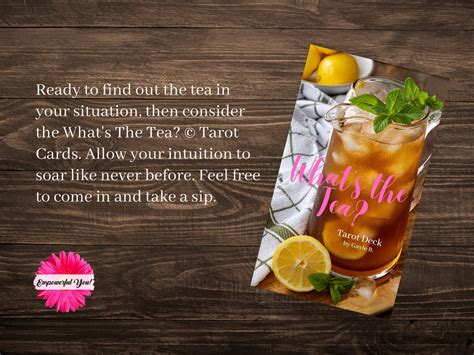 Whats The Tea Oracle Etsy