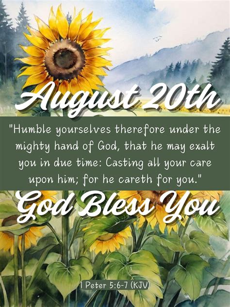 Discover 900 August Blessings And Prayers And Daily Bible Verse Ideas