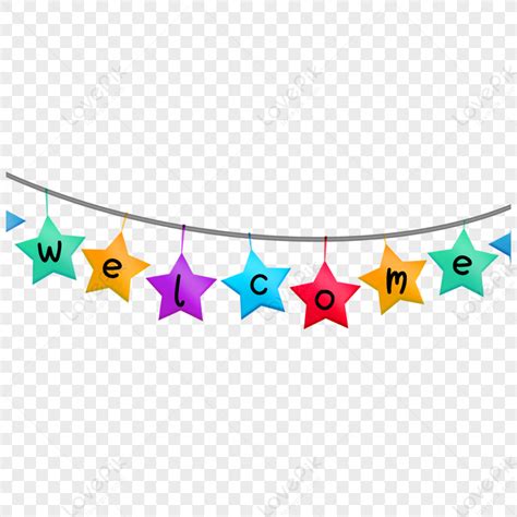 환영 클립 아트 깃발 일러스트 천가랜드멧새 무리 Png 일러스트 무료 다운로드 Lovepik