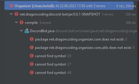 Java Package Does Not Exist In Multimodule Build With Maven Stack Overflow
