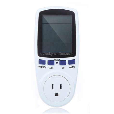 Ac 120v 60hz 최대 15a Lcd 디스플레이 전력계 에너지 와트 암페어 볼트 전기 사용량 모니터 분석기 미국 플러그