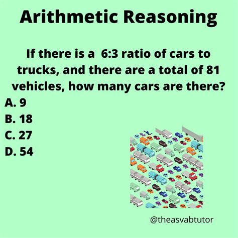 The Asvab Tutor Presents Question On Ratios The Asvab Tutor