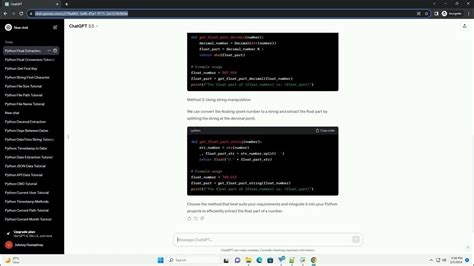 Python Get Float Part Youtube