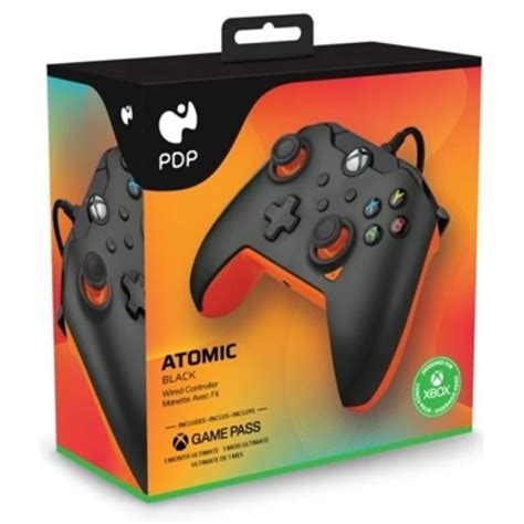 Pdp Atomic Xbox Series X Wired Controller Black