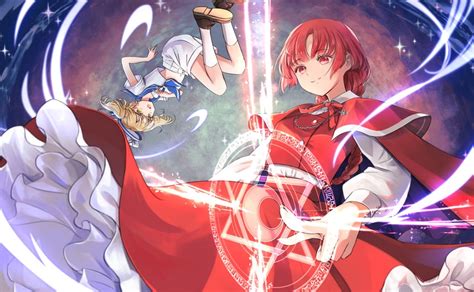 Okazaki Yumemi And Kitashirakawa Chiyuri Touhou And 1 More Drawn By