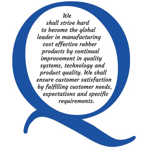 Jayashree Polymers Quality Policy