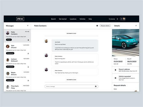 Messages Inbox Layout Exploration By Vitor Alonso On Dribbble