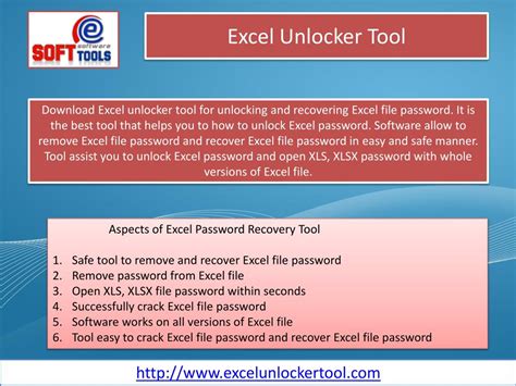 Ppt Excel Unlocker Tool Powerpoint Presentation Free Download Id7402905