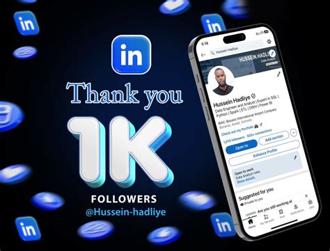 Linkedin Linkedinmilestone Gratitude Professionaljourney Networking Hussein Hadliye