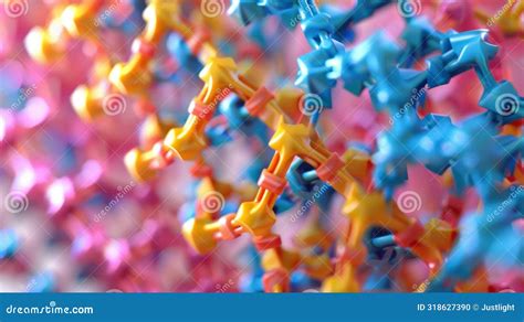 This Image Portrays A Dnabased Nanostructure With A Unique