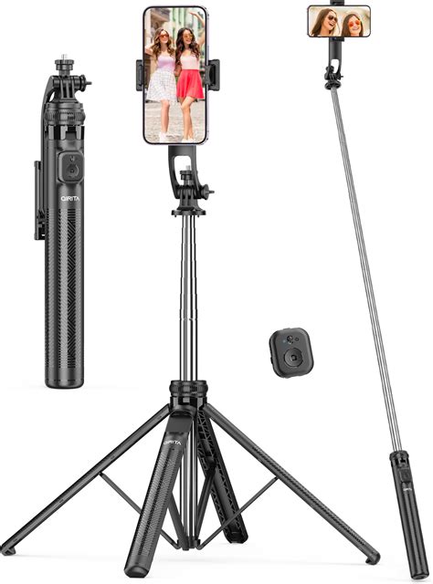 71 Selfie Stick Tripod All In One Quadripod With Remote