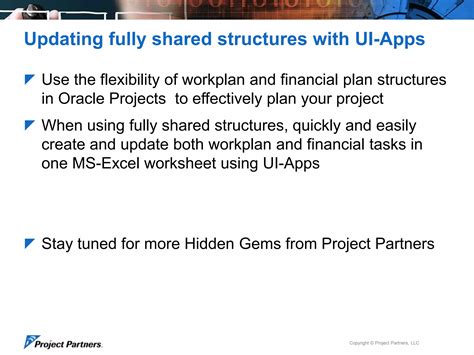 Update Oracle Ebs Projects Workplan And Financial Plan Budgets Together In Ms Excel Using