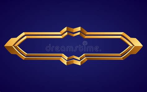 Frame Medieval Game Ui Empty Rectangle Frame In Old Style Interface