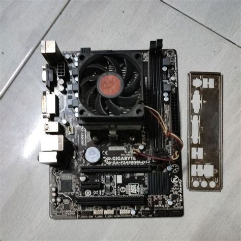 Jual Paket Motherboard Amd Fm2 Processor Amd A6 Shopee Indonesia