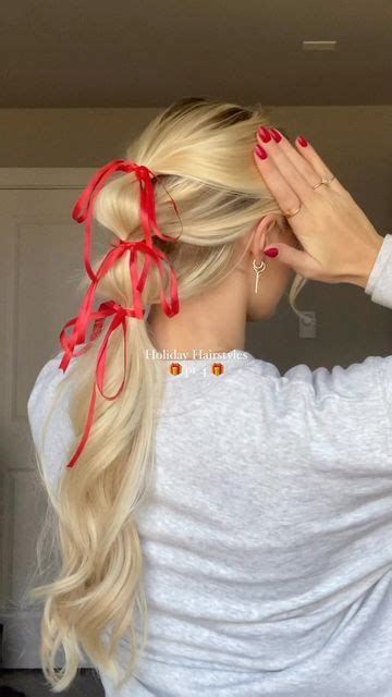 Olivia Nora On Instagram Bubble Bow Ponytail 🎀🎀 • • • Hairhowto