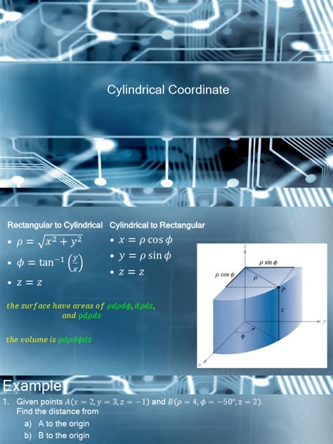 Cylindrical Coordinate Pdf Geometry Mathematical Physics