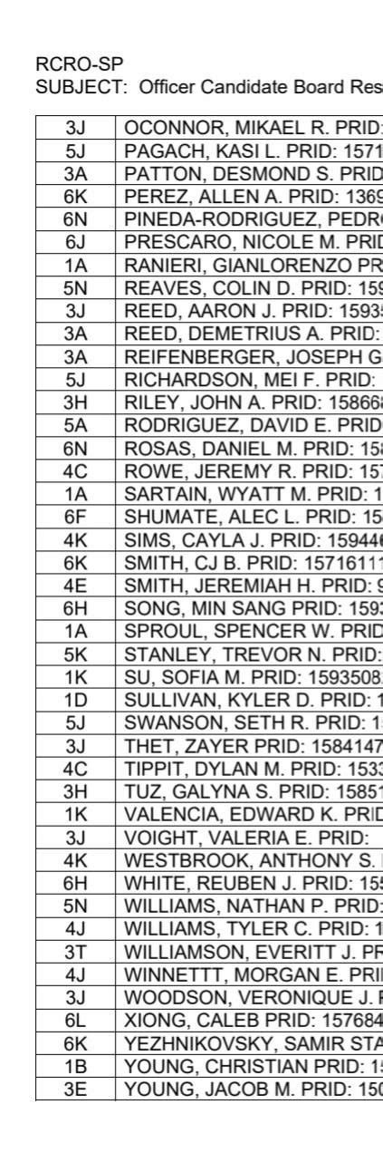 usarec august 2022 ocs results r armyocs