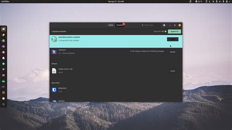 Pop Shop With Pop Dark Theme Update Button Unreadable Under Installed Updates Tab Issue
