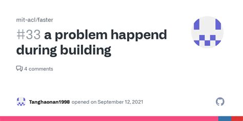 a problem happend during building · issue 33 · mit acl faster · github