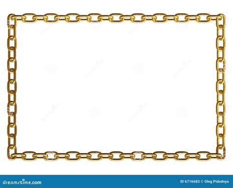 Metal Chain Frame Stock Photos Image