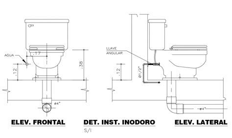 Toilet Plumbing Details Dwf File Artofit
