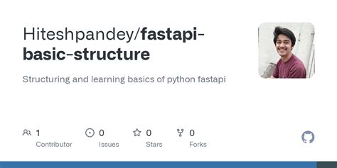 GitHub Hiteshpandey Fastapi Basic Structure Structuring And Learning Basics Of Python Fastapi