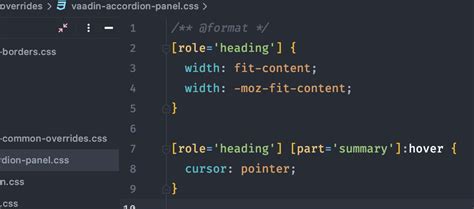 Accordion Styles Overrides Seem To Mix With Vaadin Details · Issue 412 · Vaadinweb