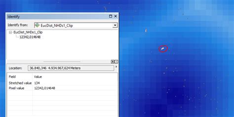 Arcgis Desktop Euclidean Distance Outputs Incorrect Geographic Information Systems Stack