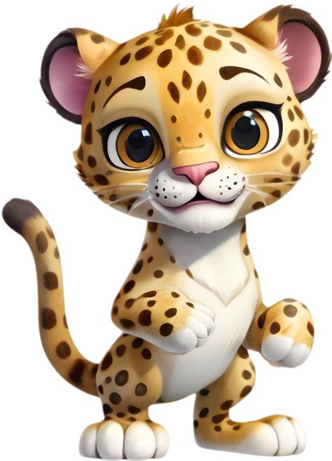 Leopard Cub Cartoon Clipart For Educational Materials 49692346 Png Leopard Cub Cartoon Clipart For Educational Materials 49692346 Png