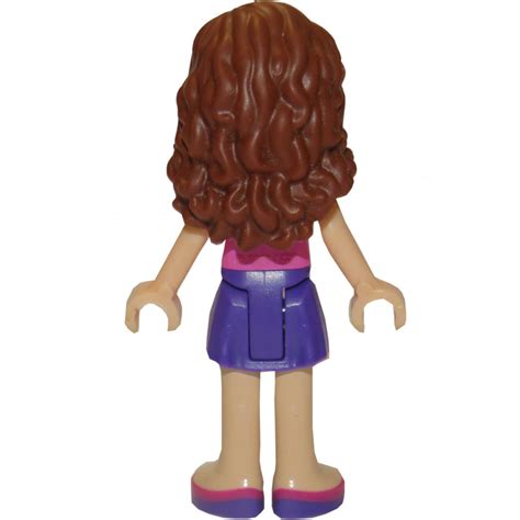 Lego Olivia Dark Purple Skirt Dark Pink Top With Hearts Minifigure Brick Owl Lego Marketplace