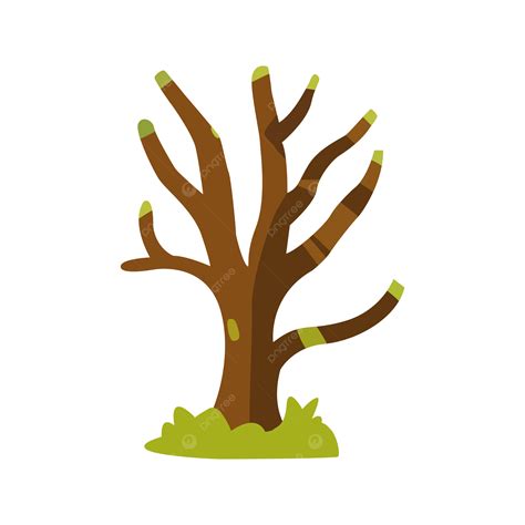 Vector Tree Without Leaves Tree Tree Without Leaves Trunk PNG And