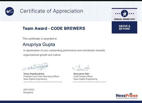 Anupriya Gupta On Linkedin Recognitionawards