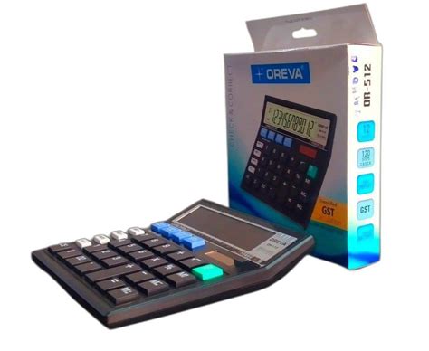 Black Trendy Oreva Or 512 Calculator At ₹ 155 In Ahmedabad Id 27621535248