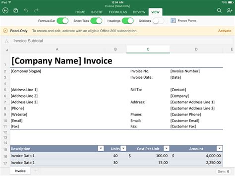 microsoft office word excel and powerpoint for ipad [review]