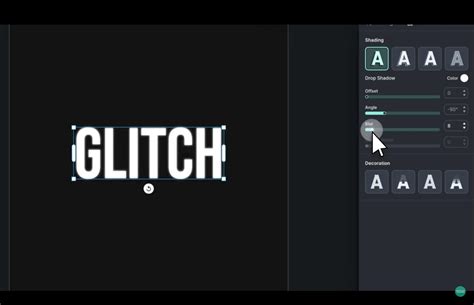 easy glitch text effect with free design tool no photoshop required