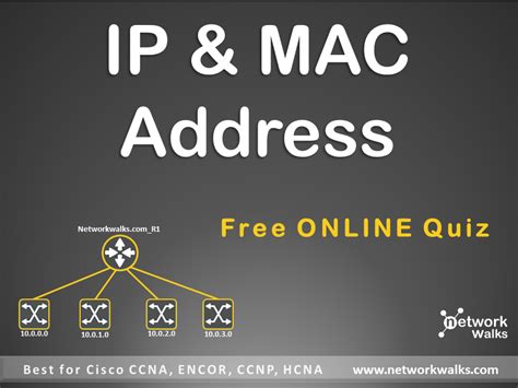 IP Address And MAC Address Quiz