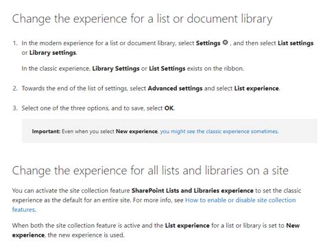 Sharepoint Online Switch To Classic And Modern SharePoint Stack Exchange