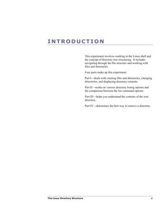 Linux Directory Structure PDF