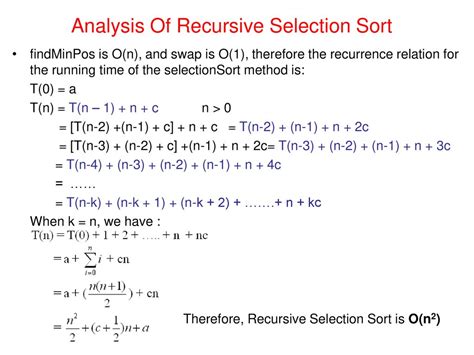 Analysis Of Recursive Algorithms Ppt Download