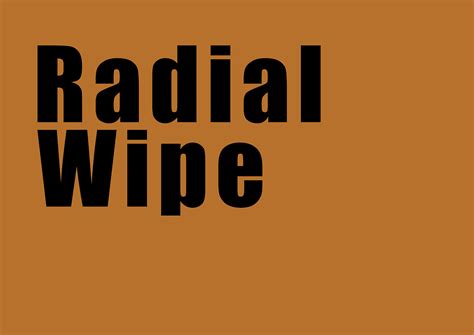 After Effects Radial Wipe On Behance
