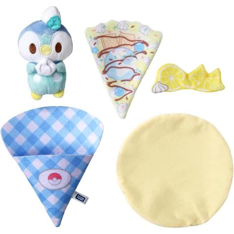 Piplup Plush Kurukuru Crepe Poképeace Pokémon Peaceful Place Authentic Japanese Pokémon