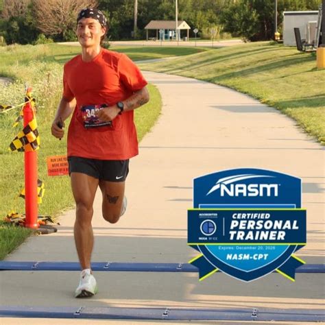 nasm nasmcpt certifiedpersonaltrainer iamnasm running national