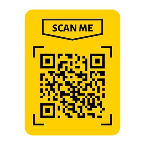 premium vector scan me qr code design qr code for payment text