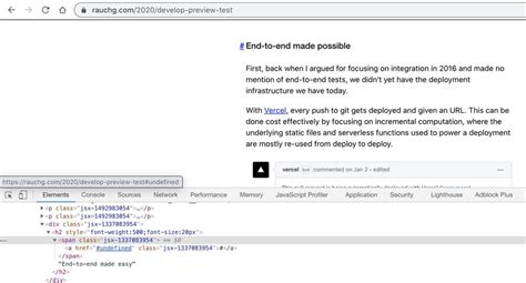 testing the href anchor links