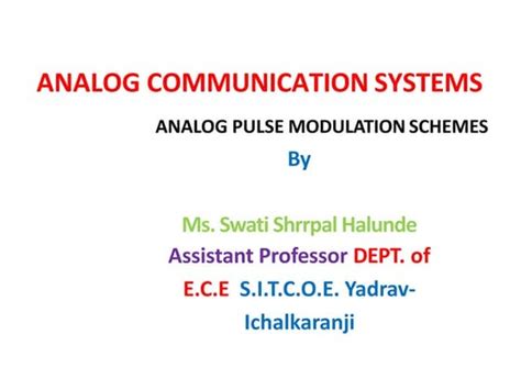 Frequency Modulation And Demodulation Along With Types Ppt