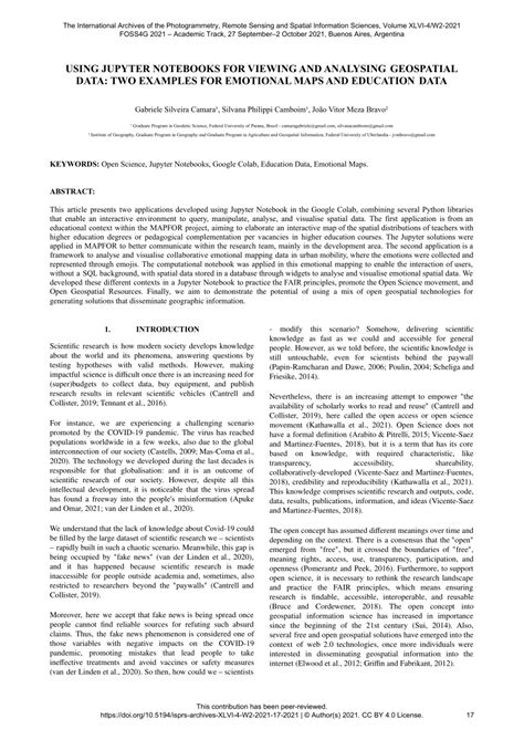 Pdf Using Jupyter Notebooks For Viewing And Analysing Geospatial Data